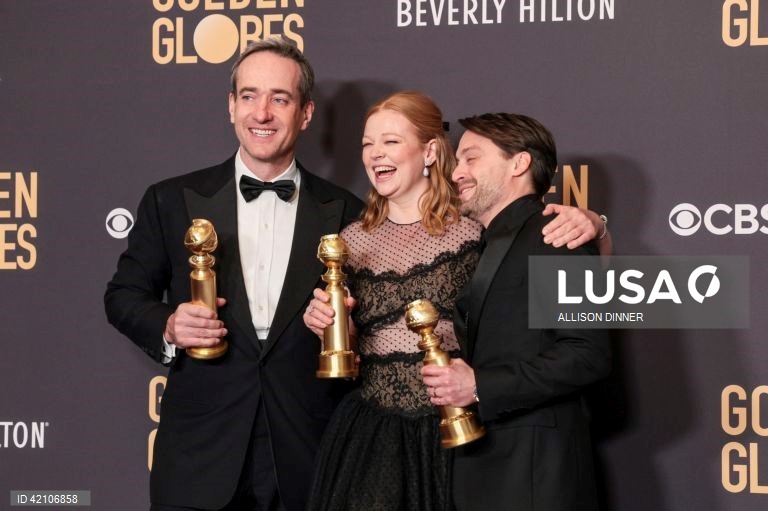 “Succession” triunfa nos Globos de Ouro em noite de sonho para “Rixa” e ...